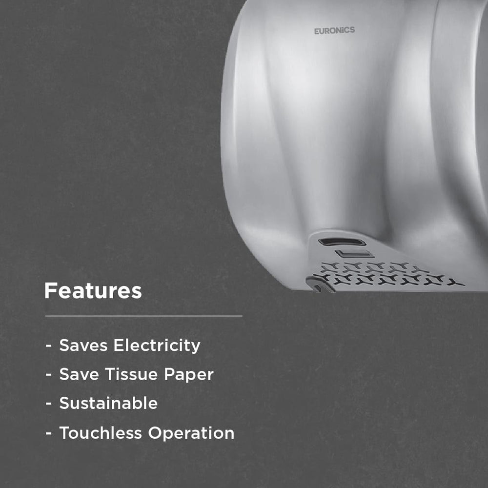 Buy EuroForce Ultra Stainless Steel Heavy Duty Hand Dryer – Euronics ...