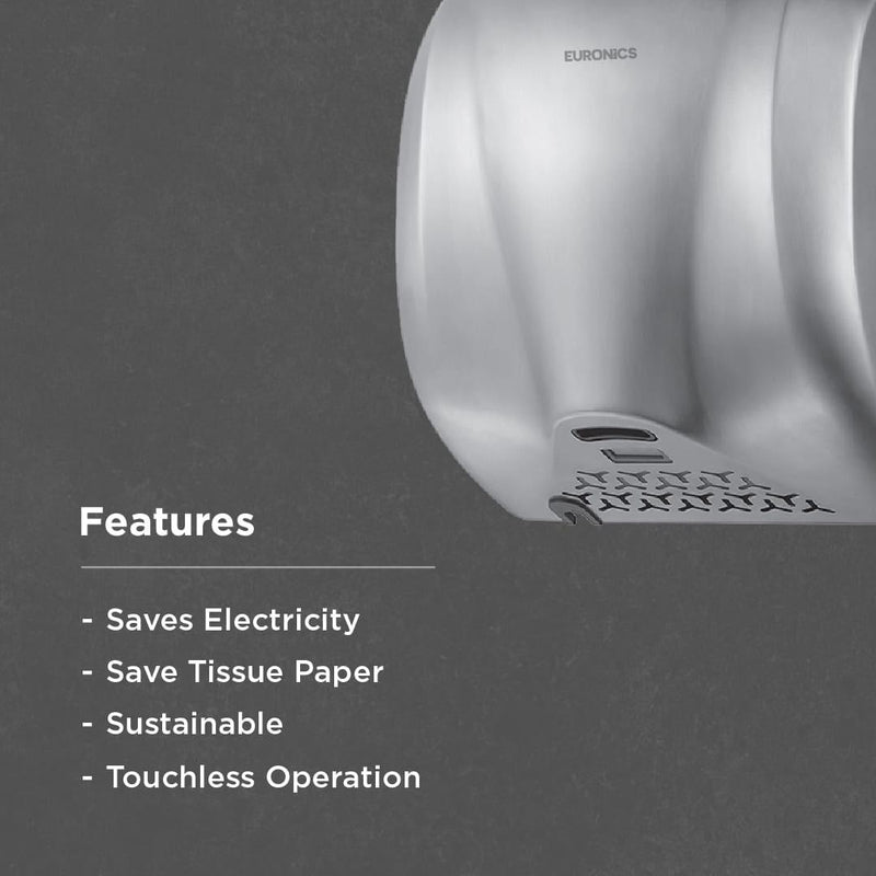 Buy EuroForce Ultra Stainless Steel Heavy Duty Hand Dryer – Euronics ...